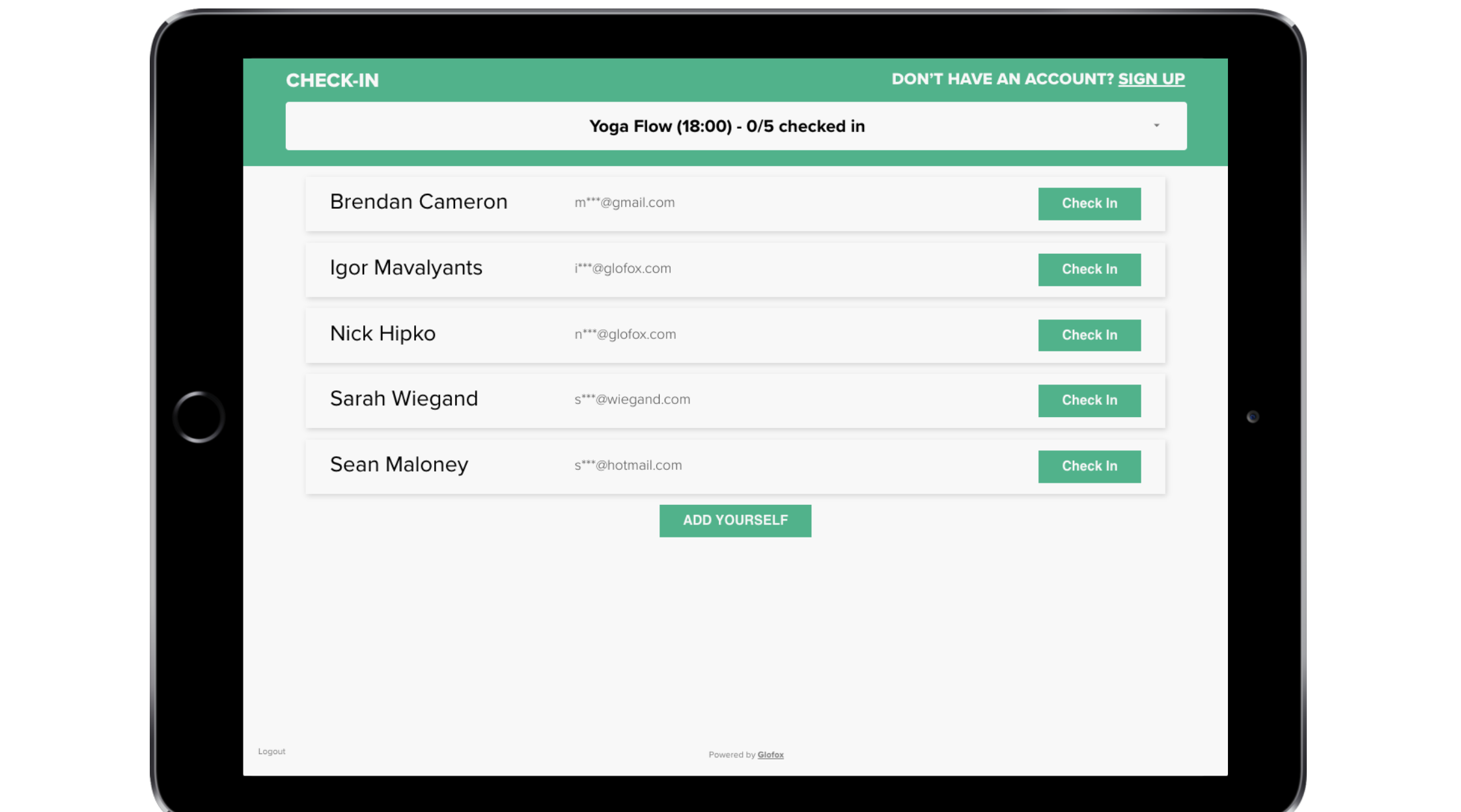 Getting Started with the Check-in Kiosk – Glofox