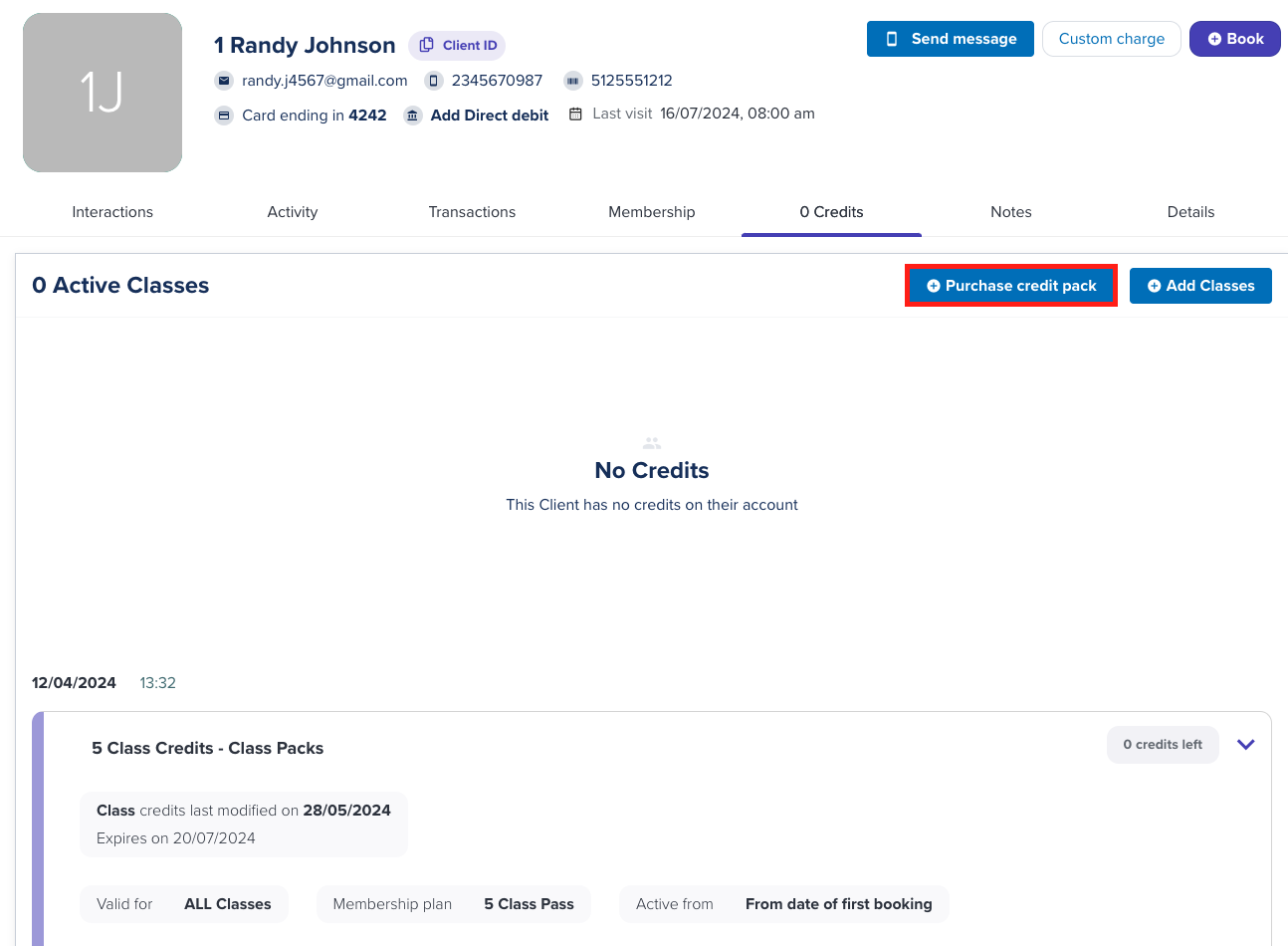 How to Set up a Service Credit Pack – Glofox